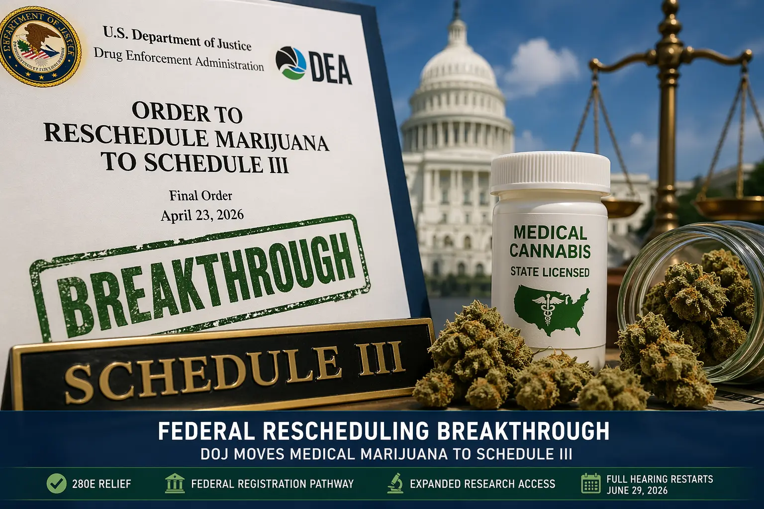 Federal Marijuana Rescheduling Breakthrough (April 2026): What Schedule ...